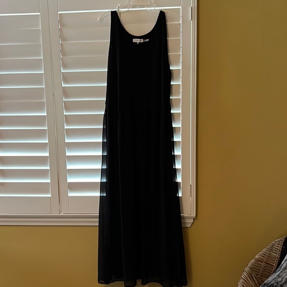 Calvin Klein | Dresses | Full Length Sleeveless Gorgeous Two Layer ...